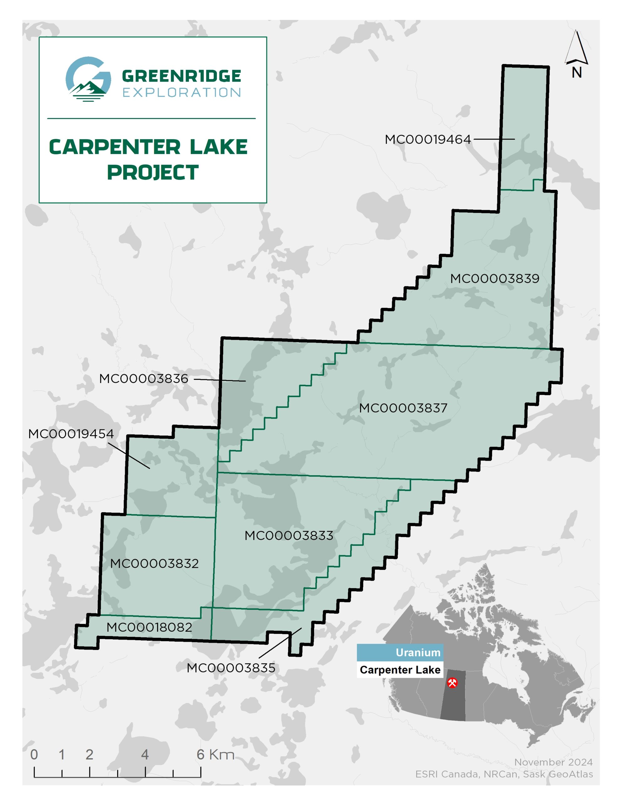 Carpenter Lake Uranium - Greenridge Exploration